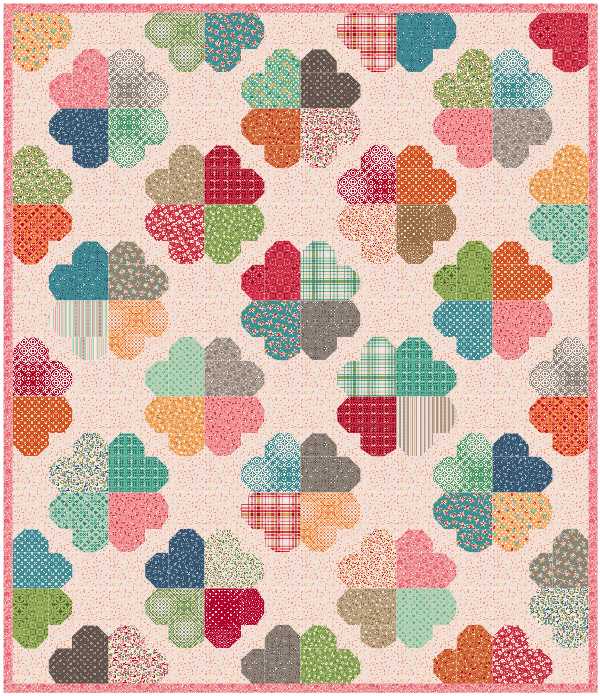 Clover Quilt Kit Throw Size – Farmer’s Daughter – Cluck Cluck Sew ...