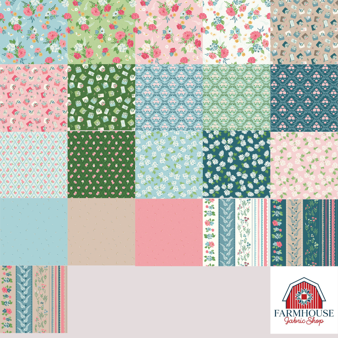 Correspondence Fat Quarter Bundle – 21pc by Beverly McCullough | Riley ...