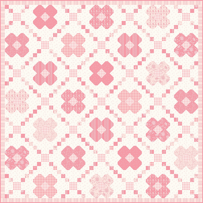Buttercup Quilt Kit – Sweet Pink Fabric Collection | 63" x 63" Quilt ...