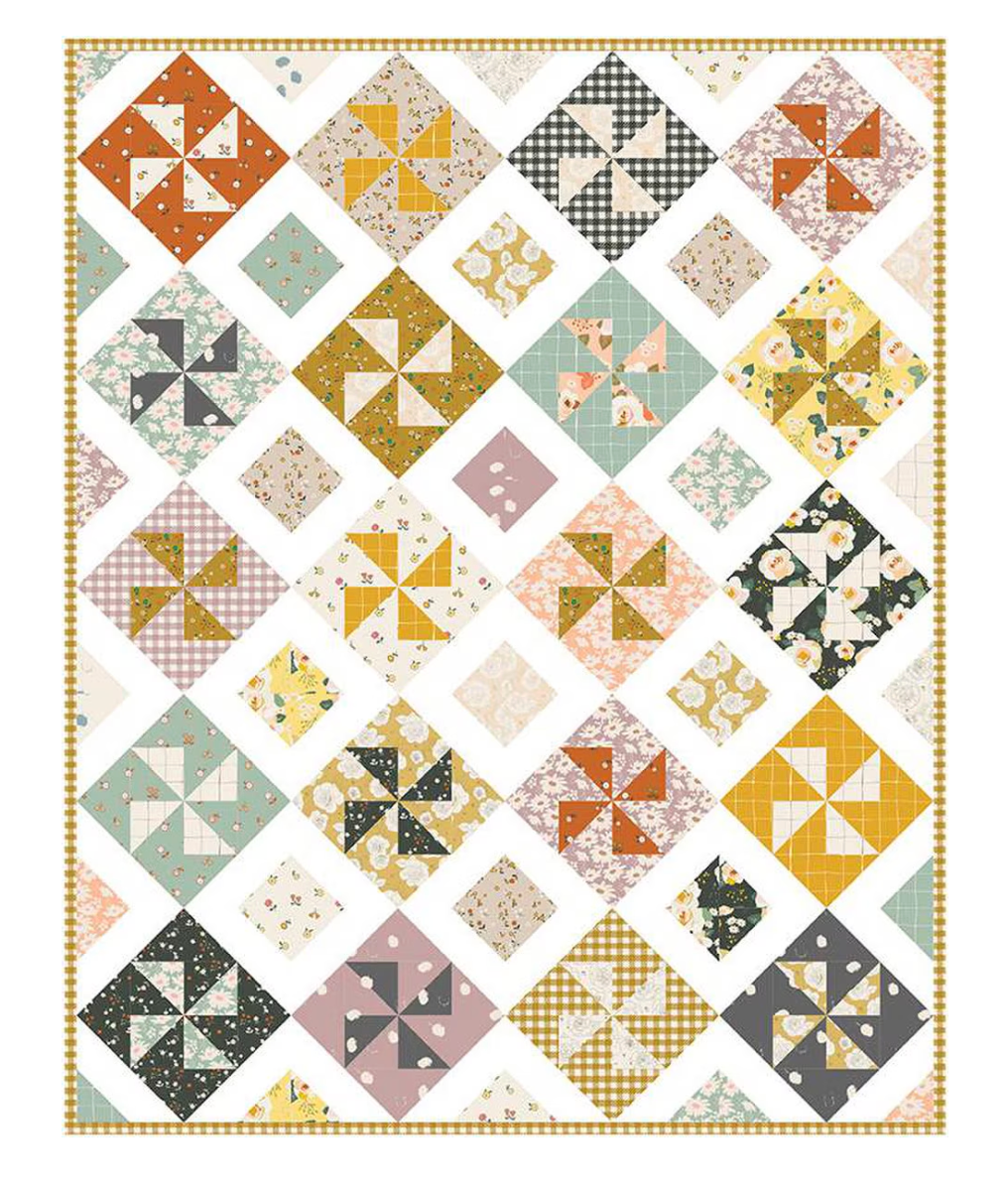 Spin Me Around Quilt Pattern by Minki Kim | Fat Quarter Friendly Quilt ...