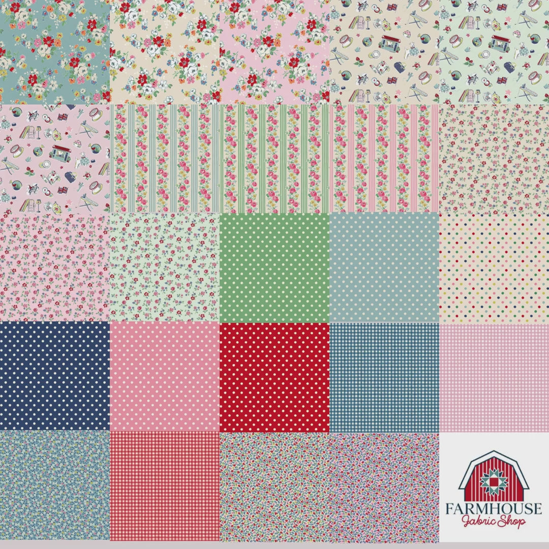 Cath Kidston 5 Inch Stacker | Charm Pack Precut | Riley Blake | Preord ...